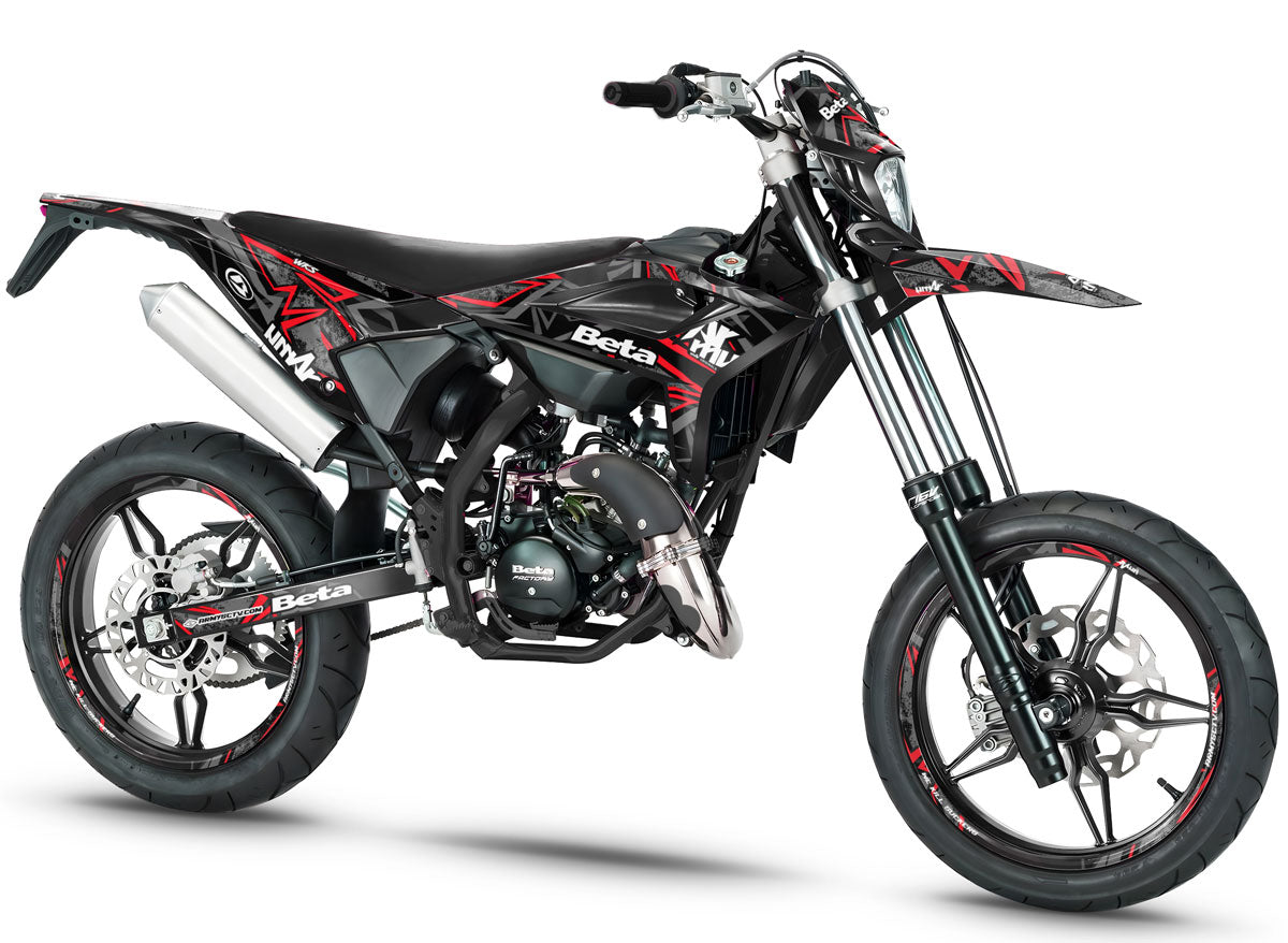 Kit déco Beta RR 50 Motard Army Redrum - Personnalisation moto 50cc ...