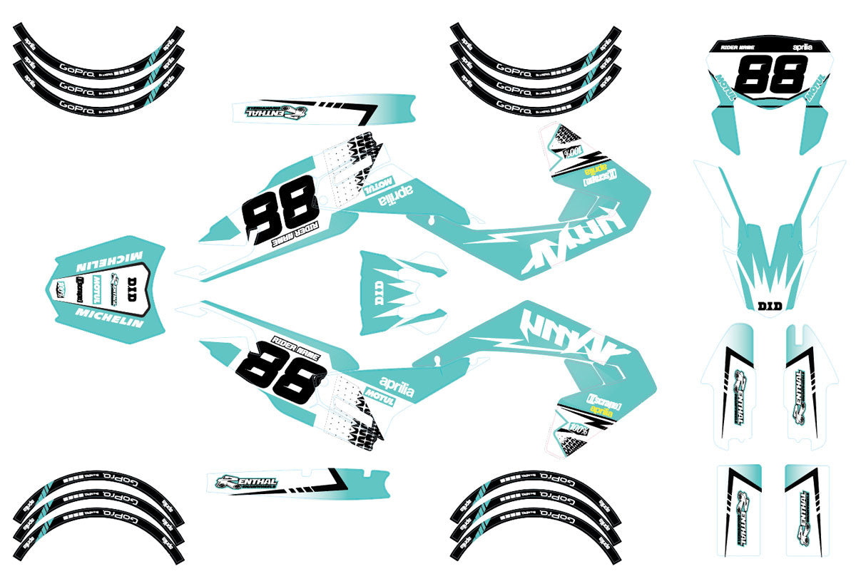 Graphic decals 50cc Aprilia SX 2018-2022 Army Legacy – armysctv