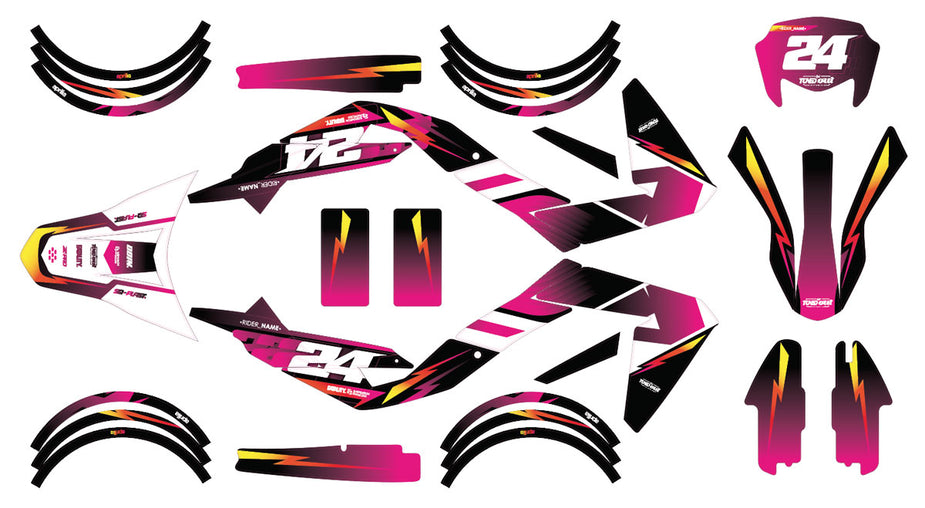 Graphic decals 50cc Aprilia SX/RX 2006-2017 Hach – armysctv