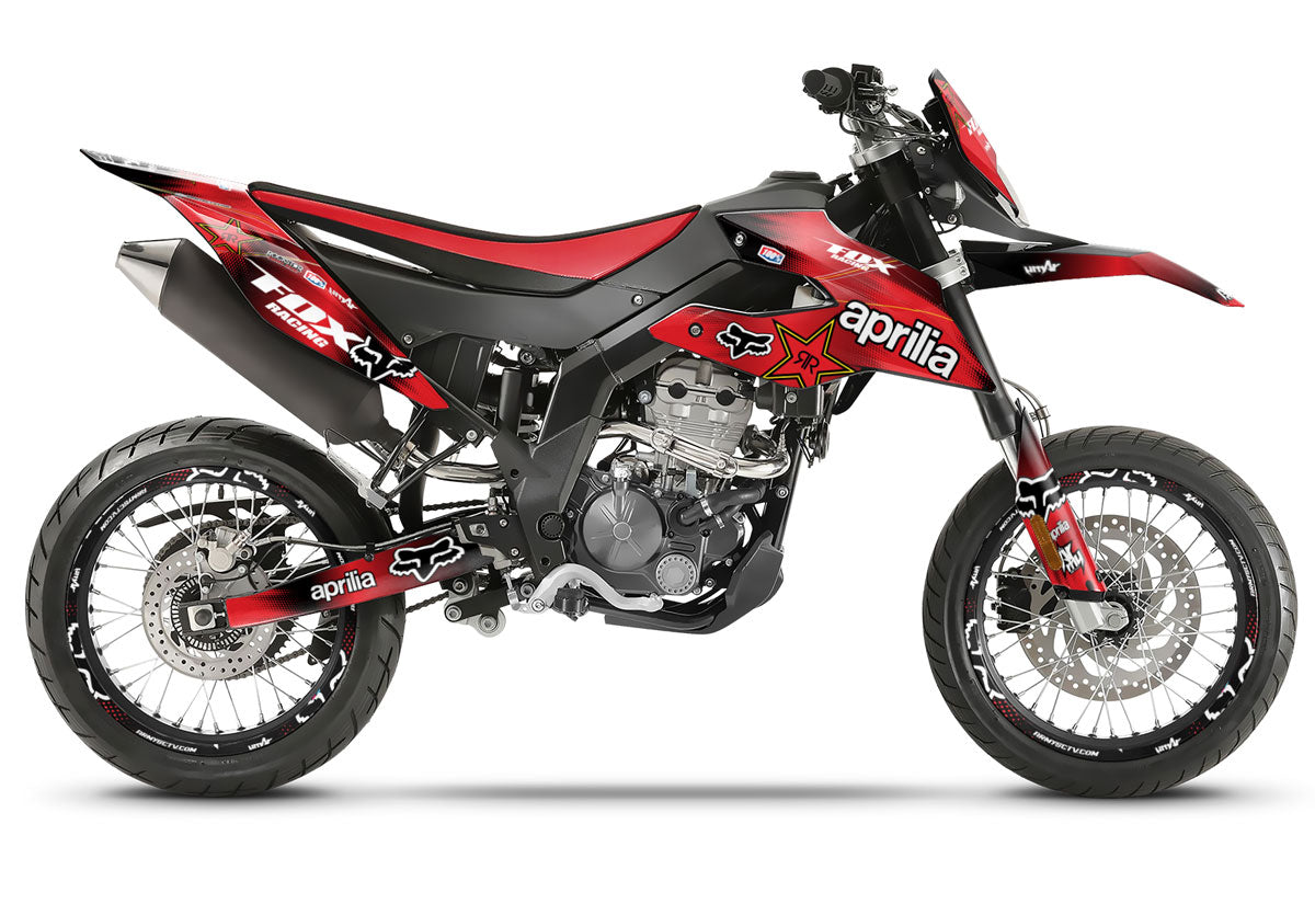 Graphic decals Aprilia SX 125cc Army Fox (2018-2025) - Bold and ...