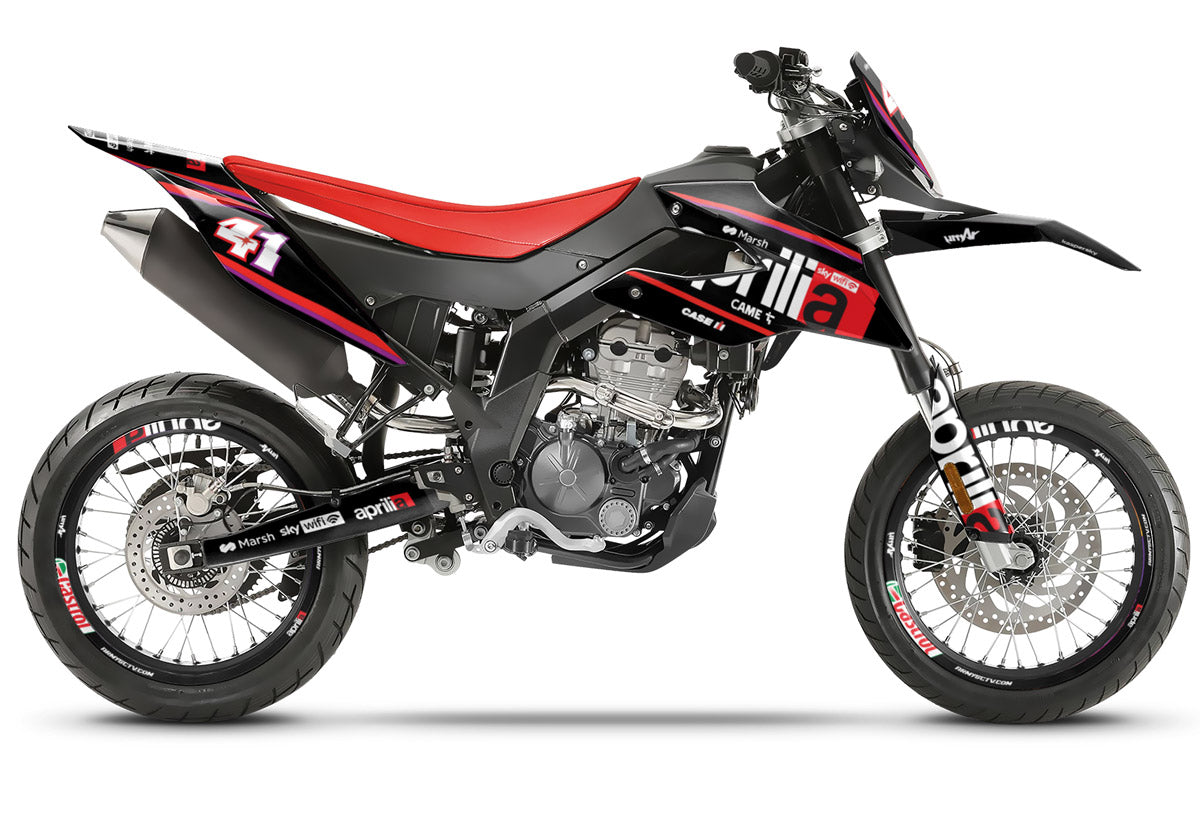 Graphic decals Aprilia SX 125cc Factory (2018-2023) - Professional and ...