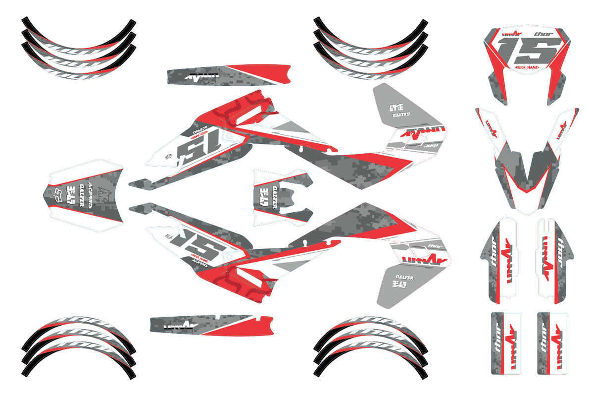 50cc Graphic decals Aprilia SX/RX Army Fuzion - A Perfect Fusion for ...