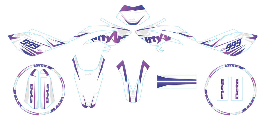 Graphic decals 50cc Beta RR 2006-2010 Army bold – armysctv