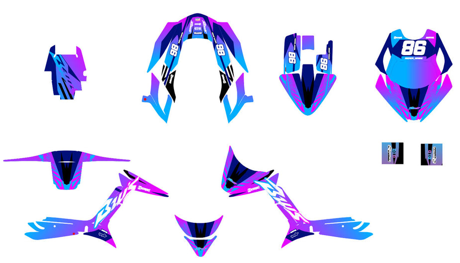 Kit déco MBK Booster / Yamaha BW's RX BCD Army Blast – armysctv