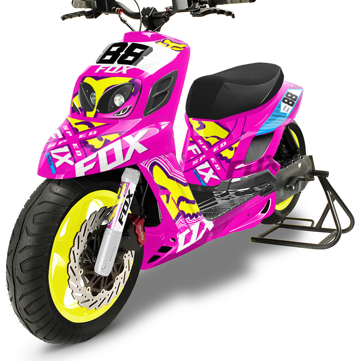 Graphic decals MBK Booster / Yamaha BW's RX BCD Pink Fox – armysctv