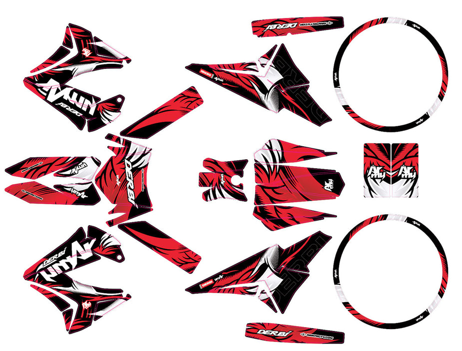 Graphic decals 50cc Derbi Senda TNT Tuning Runz – armysctv