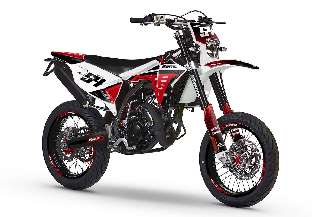 50cc Graphic decals Fantic XM Motard Orion – Futuristic Elegance and ...