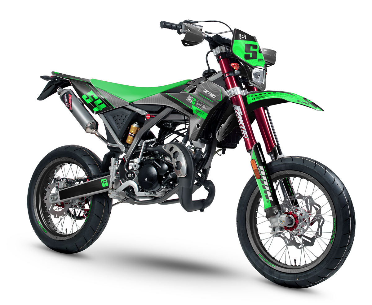 Kit déco Fantic XM 50 Motard Army Quake - Design percutant et explosif ...