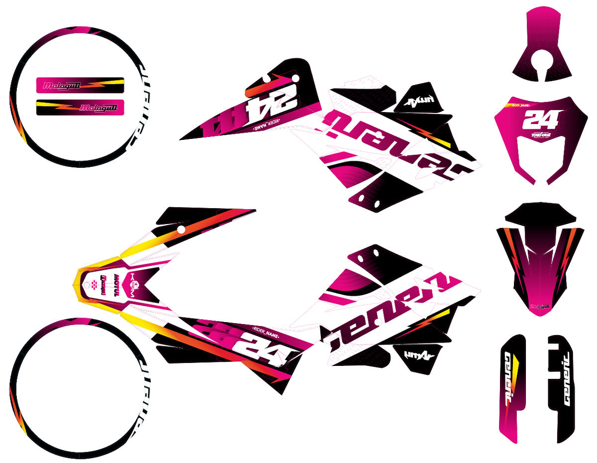 50cc Graphic decals Generic Trigger SM Army Hach – Originality and ...