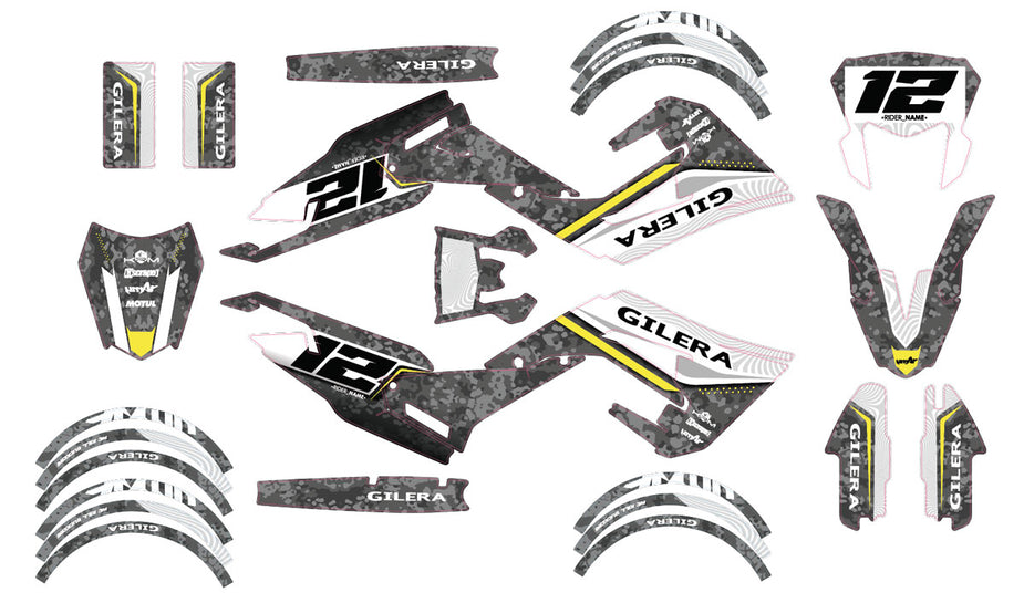 Graphic decals 50cc Gilera SMT 2018-2023 Army Warfare – armysctv