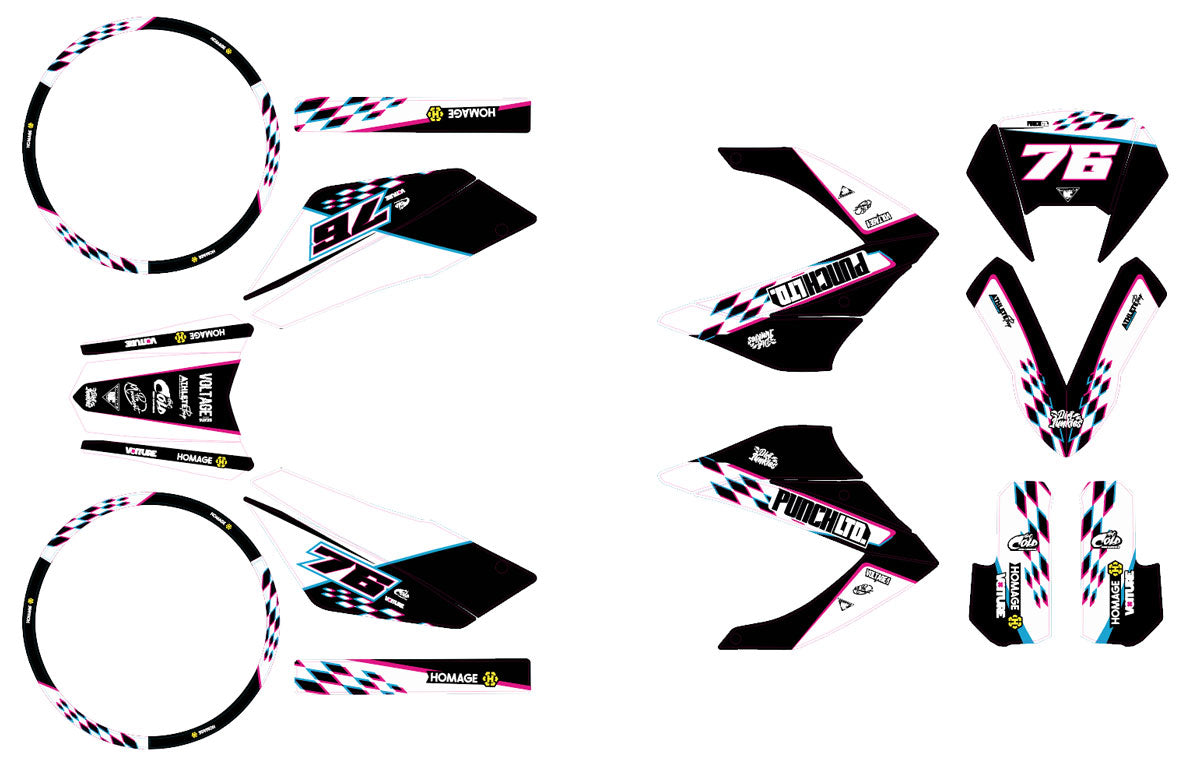 Kit déco Masai Razer 50 SM Army Punch - Design percutant et robuste ...