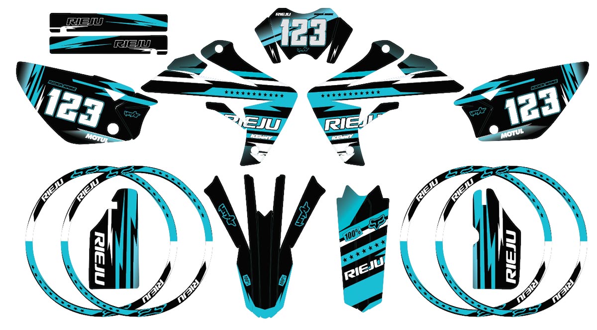 Kit déco 50cc Rieju MRT 2009-2021 Army Dream – armysctv