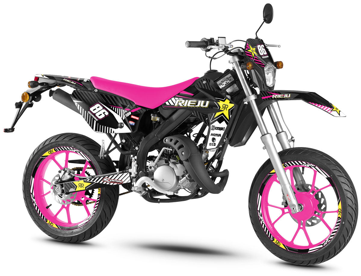 Kit déco Rieju MRT 50 SM 2009-2021 Rockstar - Décoration moto sur ...