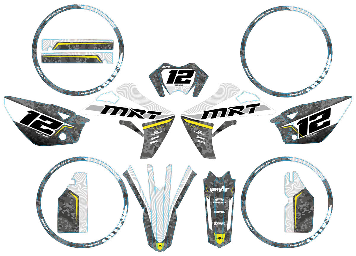 Kit déco Rieju MRT 50 SM 50cc Army Warfare - Design audacieux et ...