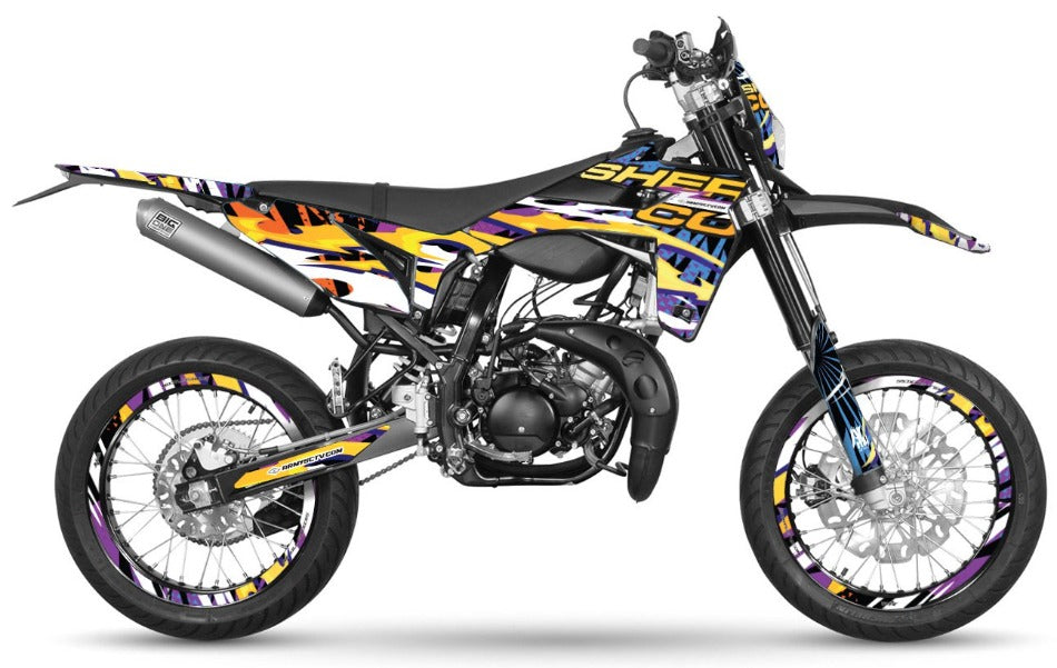 Graphic decals Army Cali Gelato Sherco 50cc - Customization 50cc ...