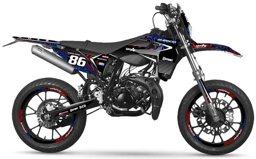Kit déco 50cc Sherco Army Fluid - Kits déco Sherco 50cc sur mesure ...