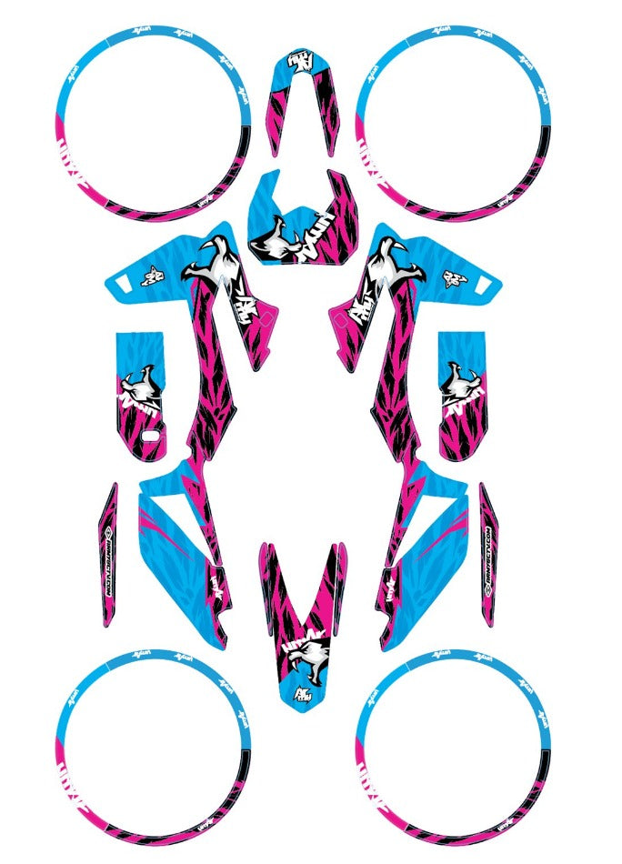 Graphic decals Sherco 50cc Army Heritage V.2 - Custom 50cc motorcycle ...