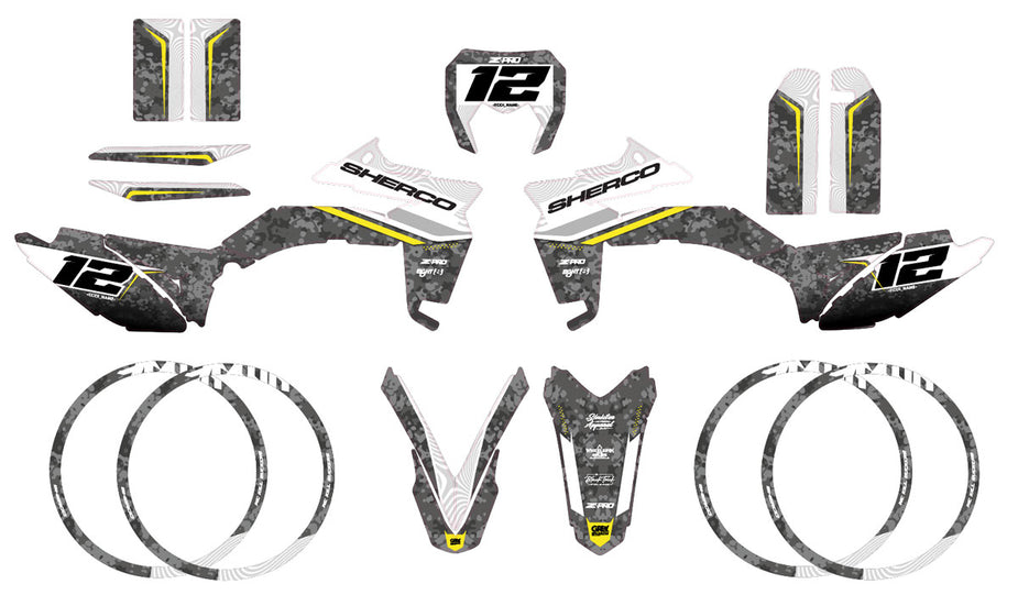 Graphic decals 50cc Sherco 2017-2024 Warfare – armysctv