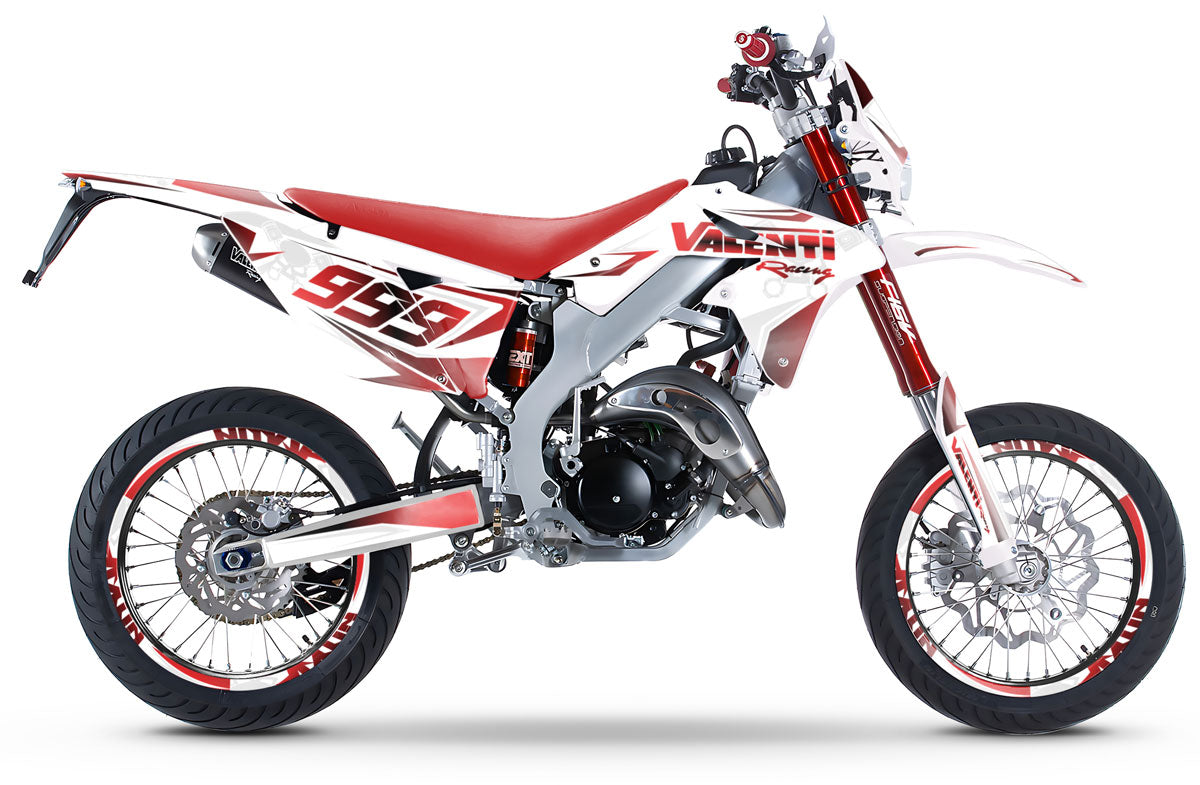 Graphic decals Valenti Racing SM 50cc Cold - Icy and modern design for ...