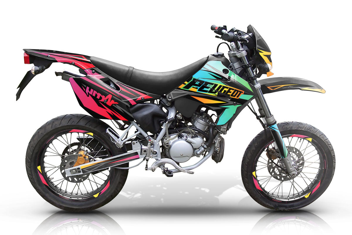 Graphic decals 50cc Peugeot XP6 2004-2010 Eclipse – armysctv